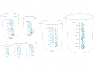 COPO BECKER - PLÁSTICO PP - GRADUADO EM SILK-SCREEN